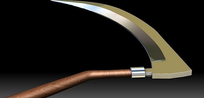 sickle for 3D printing Cosplay | 3D model