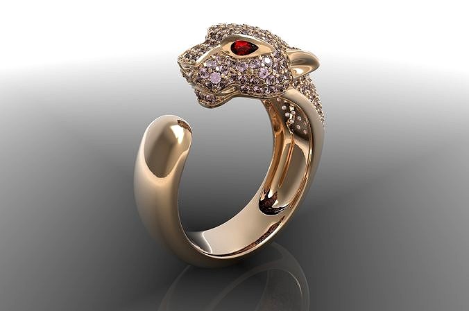 Cartier Panther Ring | 3D model