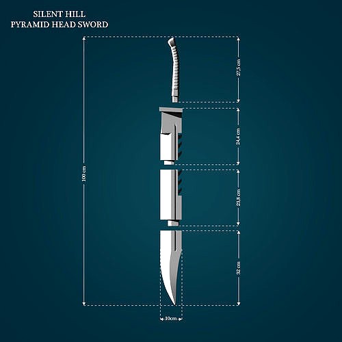 Pyramid Head Sword from Silent Hill | 3D model