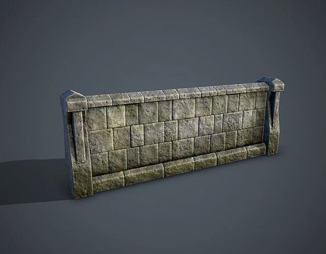 Medieval Wall 3d model