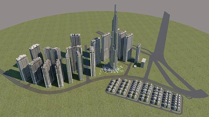 Landmark 81 building 3d model