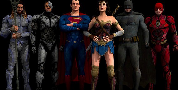 Justice League 3d model