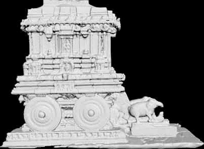 Hampi chariot 3d model