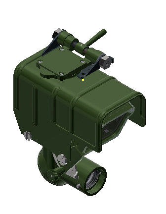 ZPU Antiaircraft 145mm heavy machine gun collimating sight 3d model