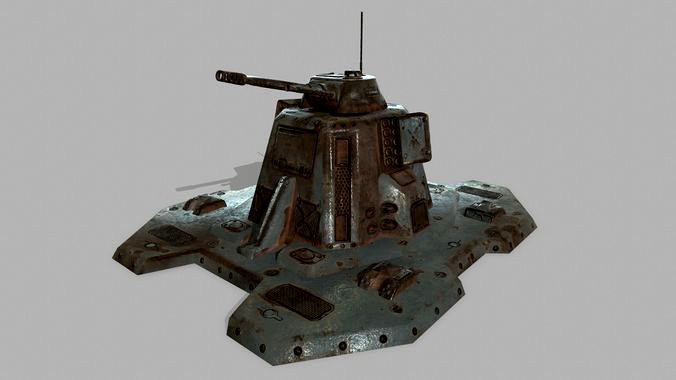 Missile Turret 3d model