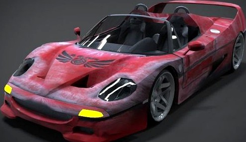 Ferrari F50 Custom 3d model