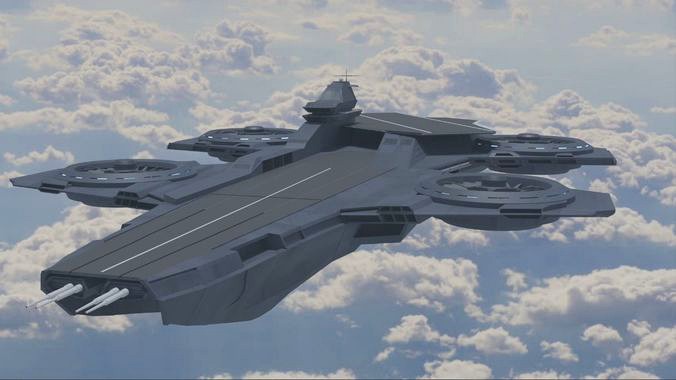 Avengers Helicarrier 3d model