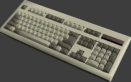 3D Keyboard in some formats model