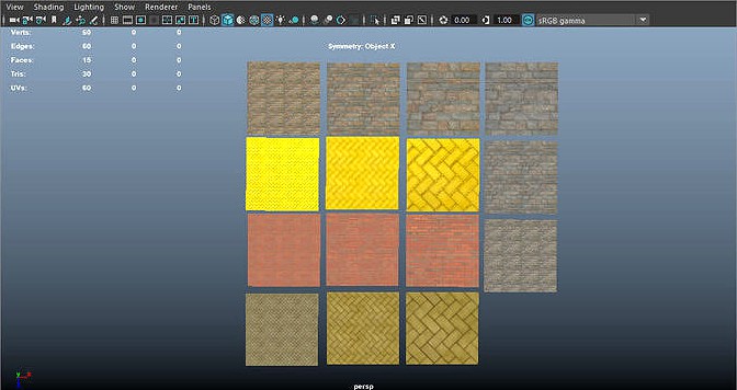 15 low poly PBR Bricks Walls with high res seamless textures 3d model