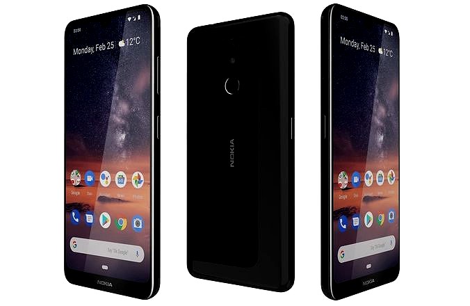 Nokia 3 2 Black 3d model