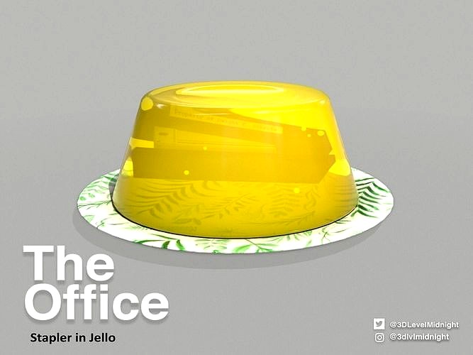 Stapler in Jello 3d model