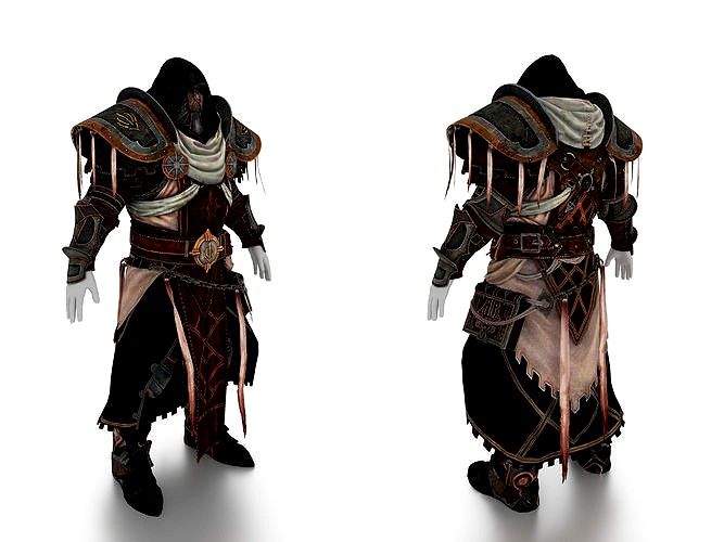 Priest Full Body Armor 3d model