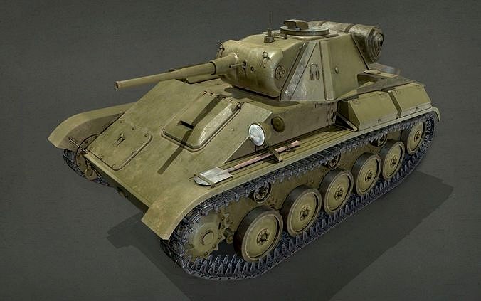 Tank T-70 3d model