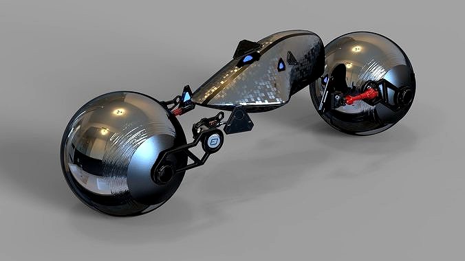 sci-fi bike 3d model