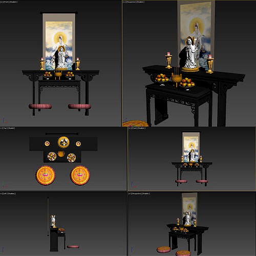 3DMAX model for table
