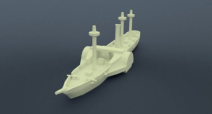 Amazonas Steam Frigate | 3D model