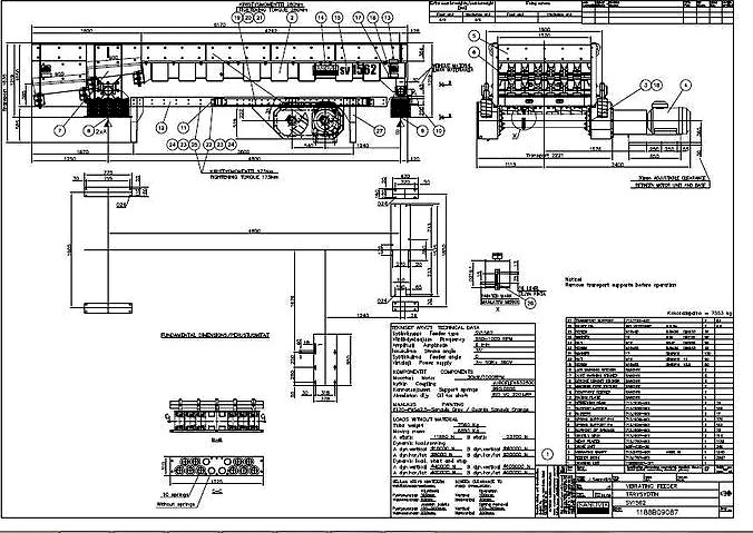 Sandvik CV1562 feeder complete drawing 3d model