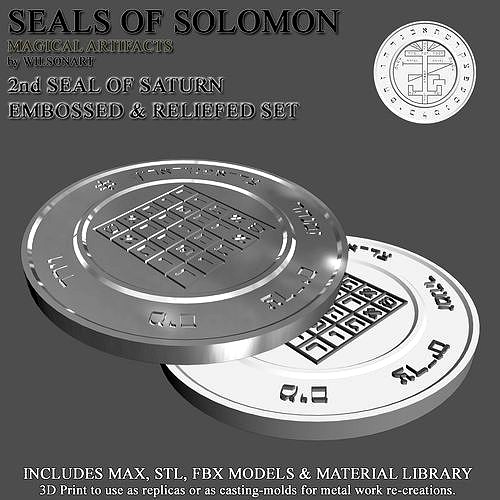 2nd Seal of Saturn | 3D model