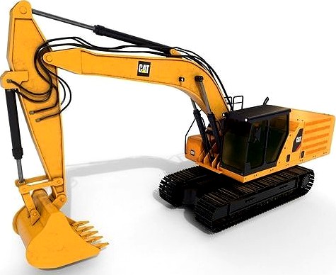 Hydraulic Excavator 3d model