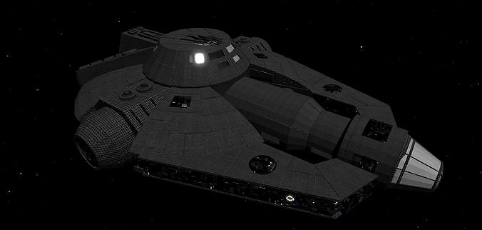 STAR WARS - YT2000 LIGHT FREIGHTER 3d model