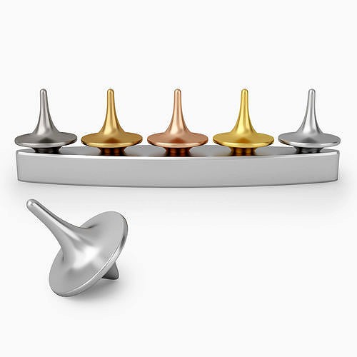 ForeverSpin Metal Spinning Tops 3d model