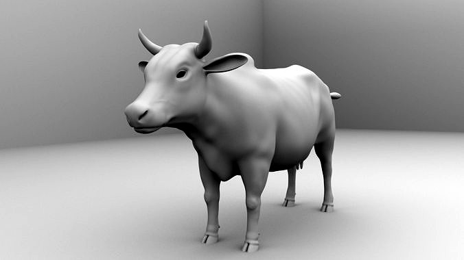 3D Cow model