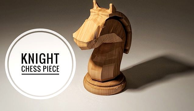 Chess Knight Piece 3d model