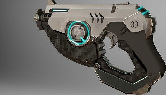Sci fi Gun From Overwatch 3d model