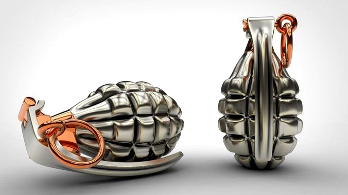 Grenade 3d print model weapon model for print stl 3dm file | 3D