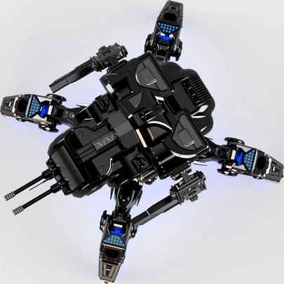 Spyder Tank robot 3d print | 3D model