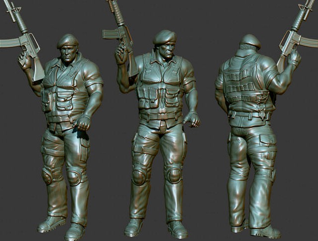 Army Man 3D Printable | 3D model