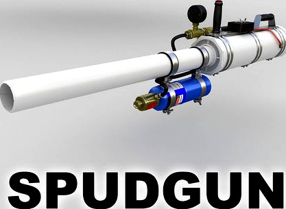 Spud gun 3d model