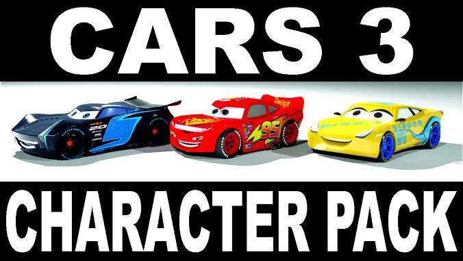 CARS 3 CHARACTER PACK 3D model
