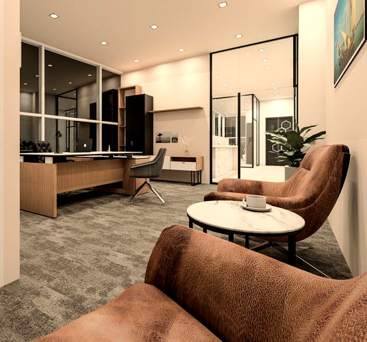 Modern Offices For Revit 3d model