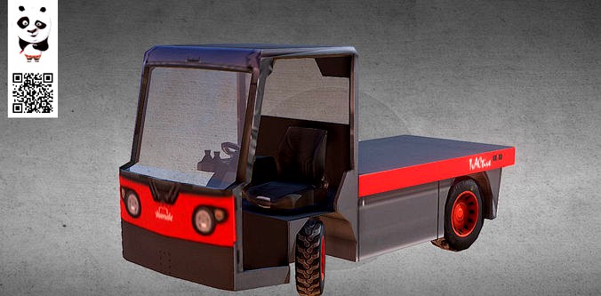 LINDE VERSATILE HEAVY-GOODS TRANSPORTER W20 3d model