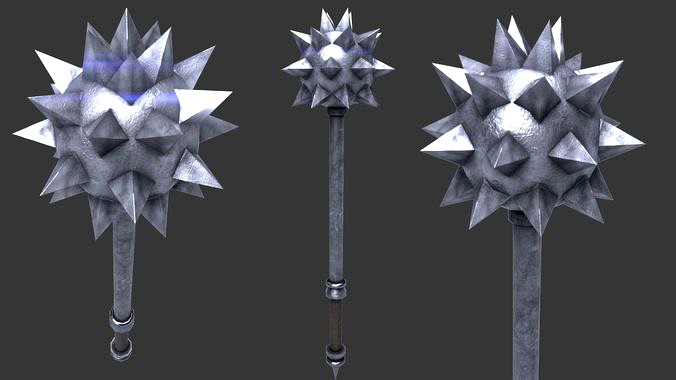 Medieval MorningStar 3d model