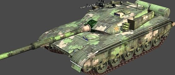 China PLA Army MBT96 Tank Type 96 Main Battle Tank 3d model