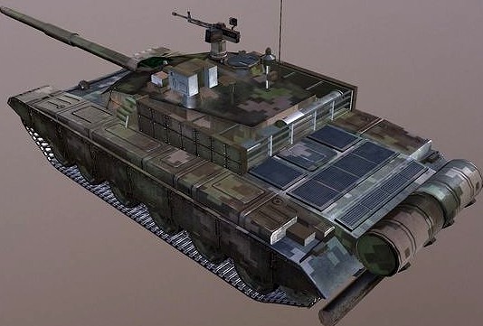 Chinese PLA Army Type 99 Main battle tank MBT99 3d model