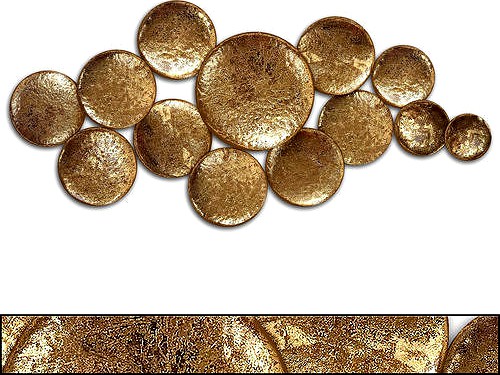 Circles Wall Decor Circular Sculpture 3d model