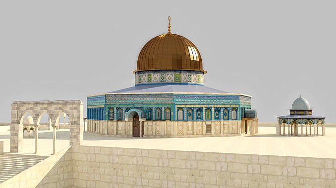 Dome of the Rock Jerusalem 3d model