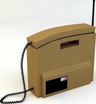 Retro Mobile Brick Phone 3D Model