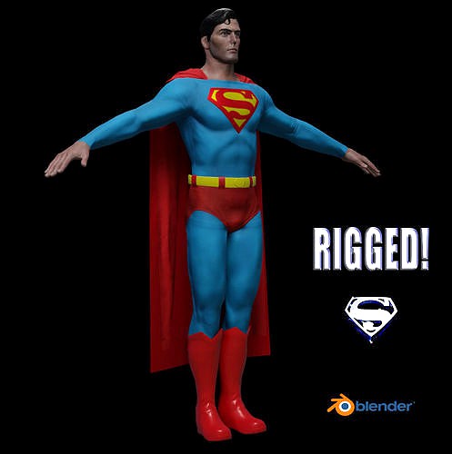 Superman the Movie Model 3d