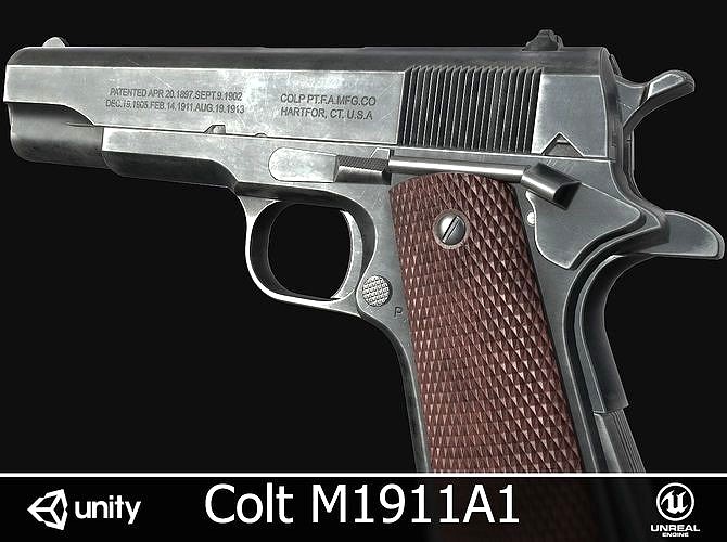 Colt M1911A1 3d model