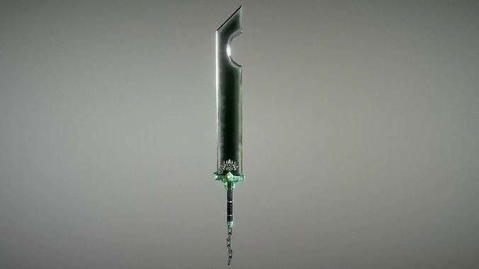 Underwater dungeon sword 3d model
