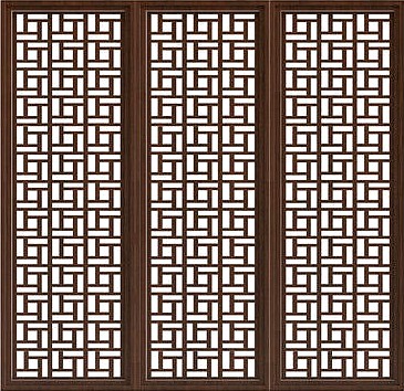 Modern Mashrabiya Pattern 3d model