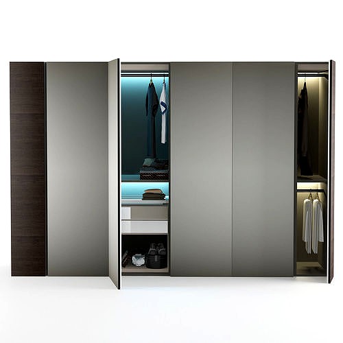 Poliform wardrobe 3d model