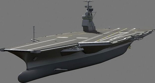 Gerald R Ford-class aircraft carrier 3D model