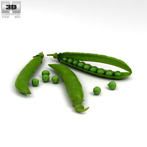 The Peas 3d model
