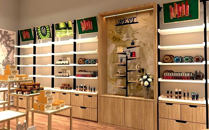 shop design 3d model