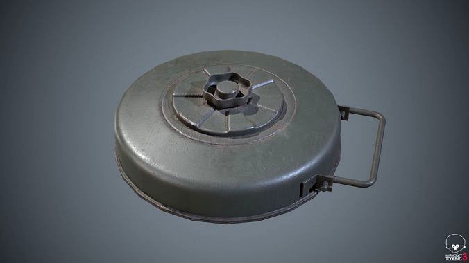 Mine German WW2 3d model